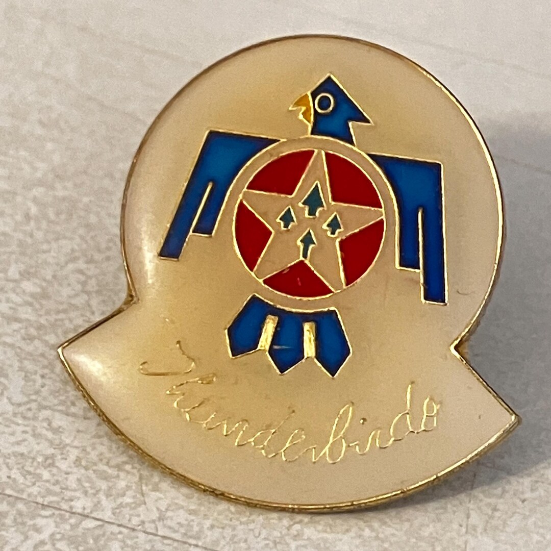 Vintage F-16 THUNDERBIRDS US Air Force Jet Lapel Pin, Enamel Pin ...