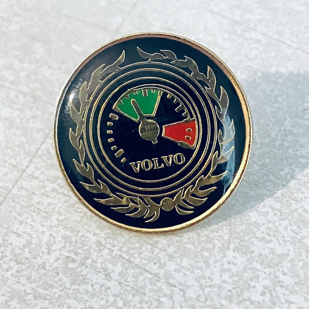 Vintage VOLVO Logo Automobile Lapel Pin, Enamel Pin, Pinback, Hat Pin ...