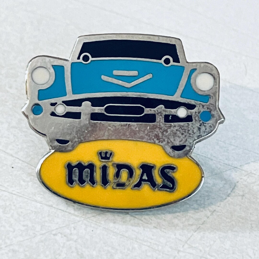 Vintage 1957 CADILLAC Midas Lapel Pin, Enamel Pin, Pinback, Hat Pin ...