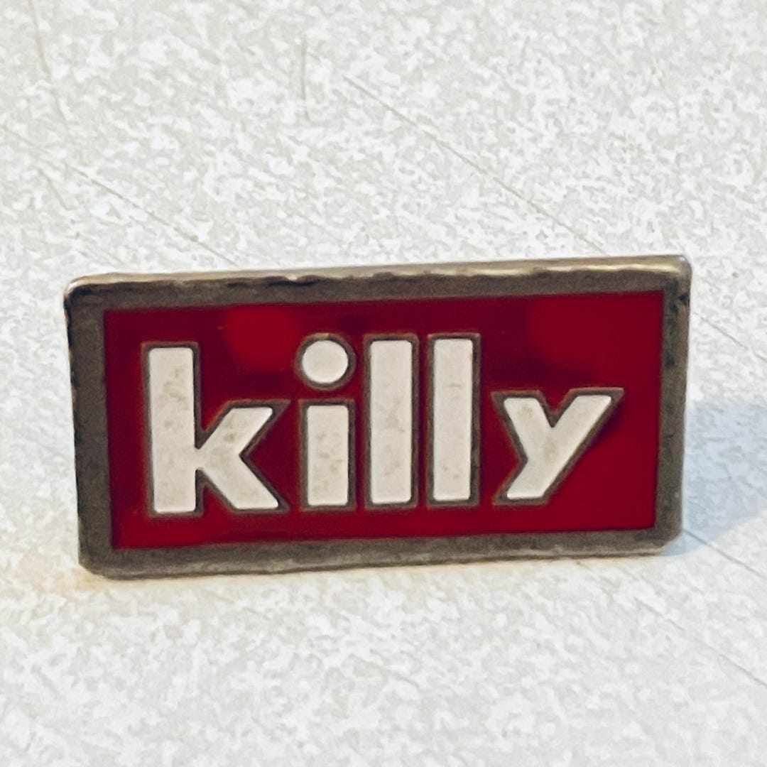 Vintage KILLY Ski Wear Logo Lapel Pin, Enamel Pin, Pin Back, Salomon ...