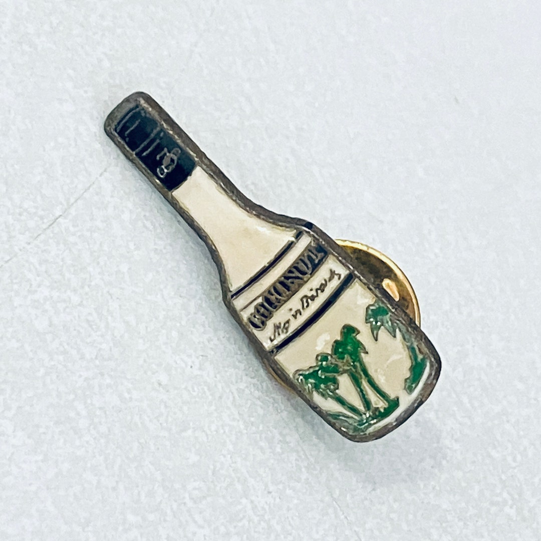 Vintage COCONUT Liqueur Bottle Lapel Pin, Enamel Pin, Pinback ...