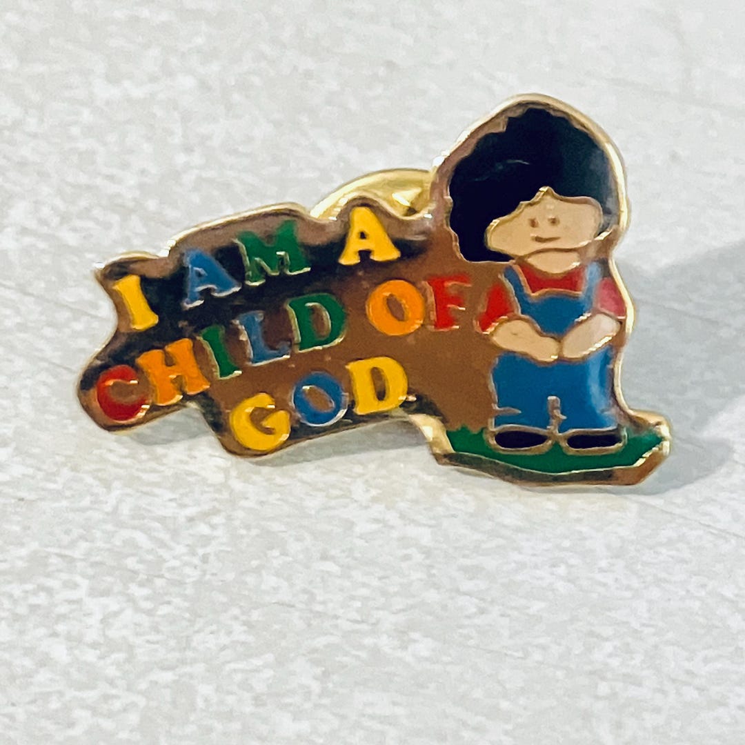 Vintage CHILD OF GOD Lapel Pin Pin, Enamel Pin, Lapel, Hat, Pin Back ...