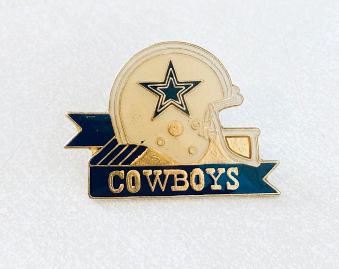 Vintage DALLAS COWBOYS NFL Football Helmet Pin Enamel Pin - Etsy