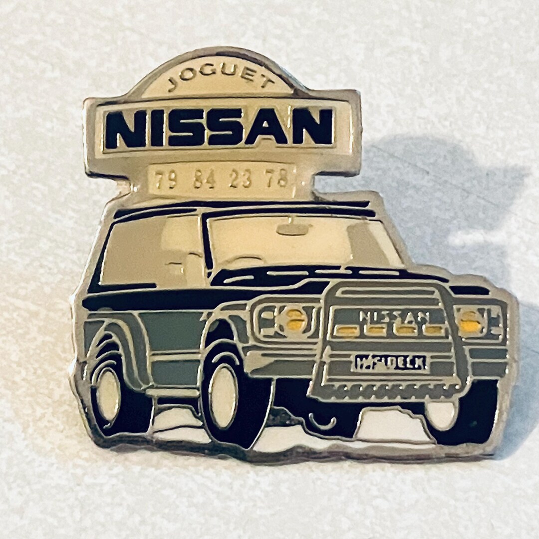 Vintage NISSAN SUV Lapel Pin, Enamel Pin, Pinback, Hat Pin, Classic Car ...
