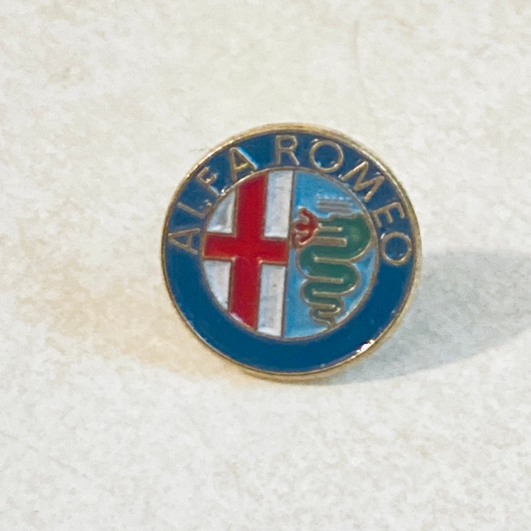 Vintage ALFA ROMEO Logo Lapel Pin Enamel Pin Pinback Hat - Etsy