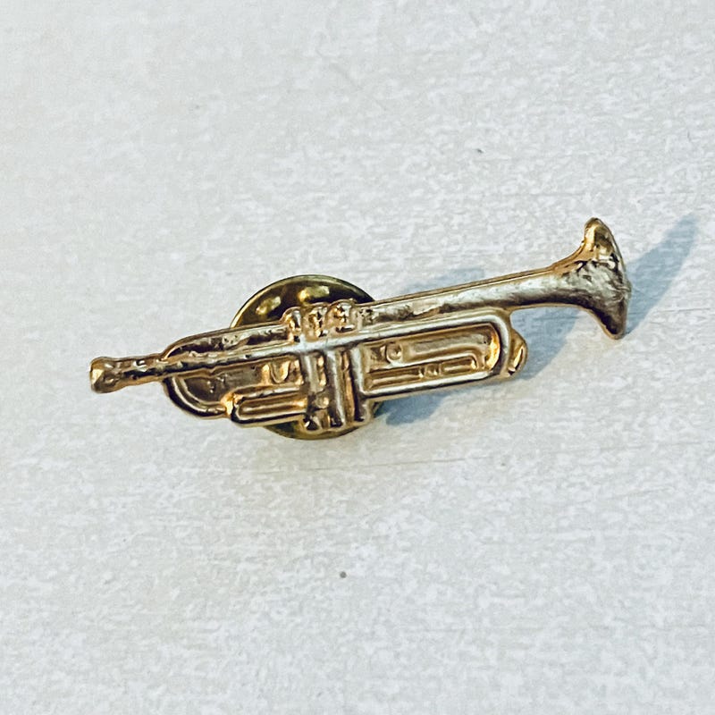 Trumpet Pin - Etsy