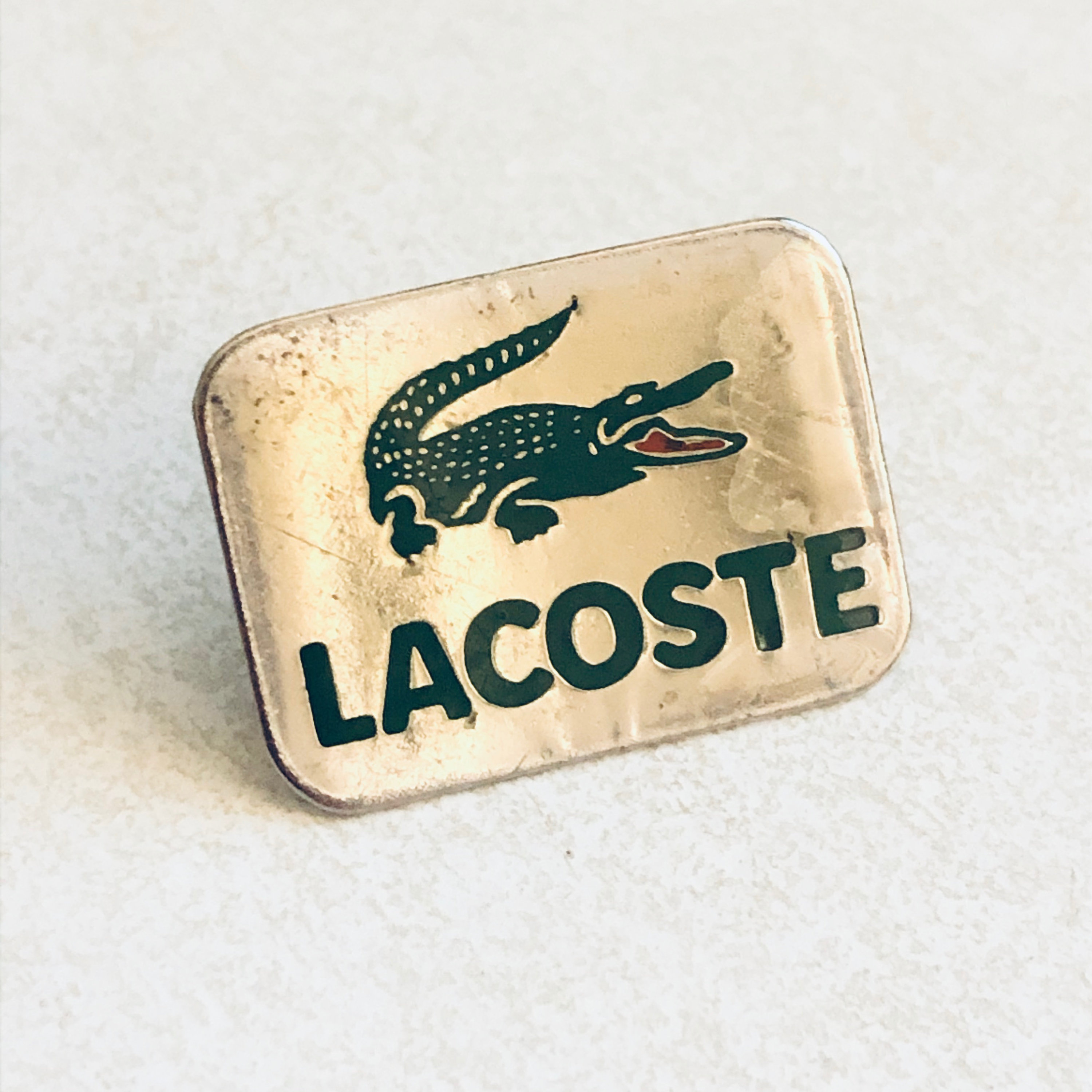 Vintage LACOSTE Logo Lapel Pin Enamel Pin Pinback Hat Pin | Etsy