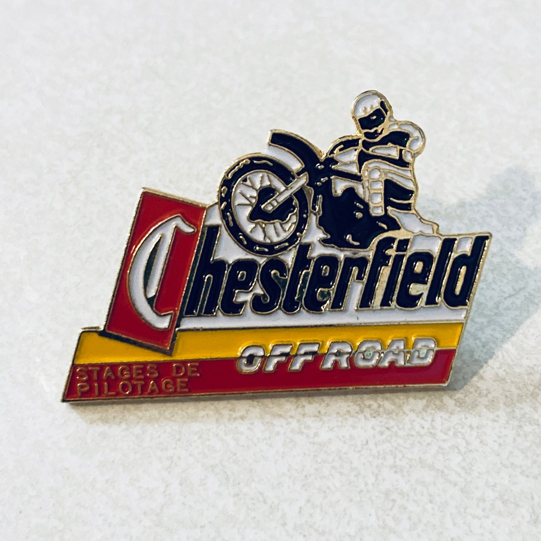Vintage CHESTERFIELD OFF ROAD Dirt Bike Lapel Pin Enamel Pin - Etsy