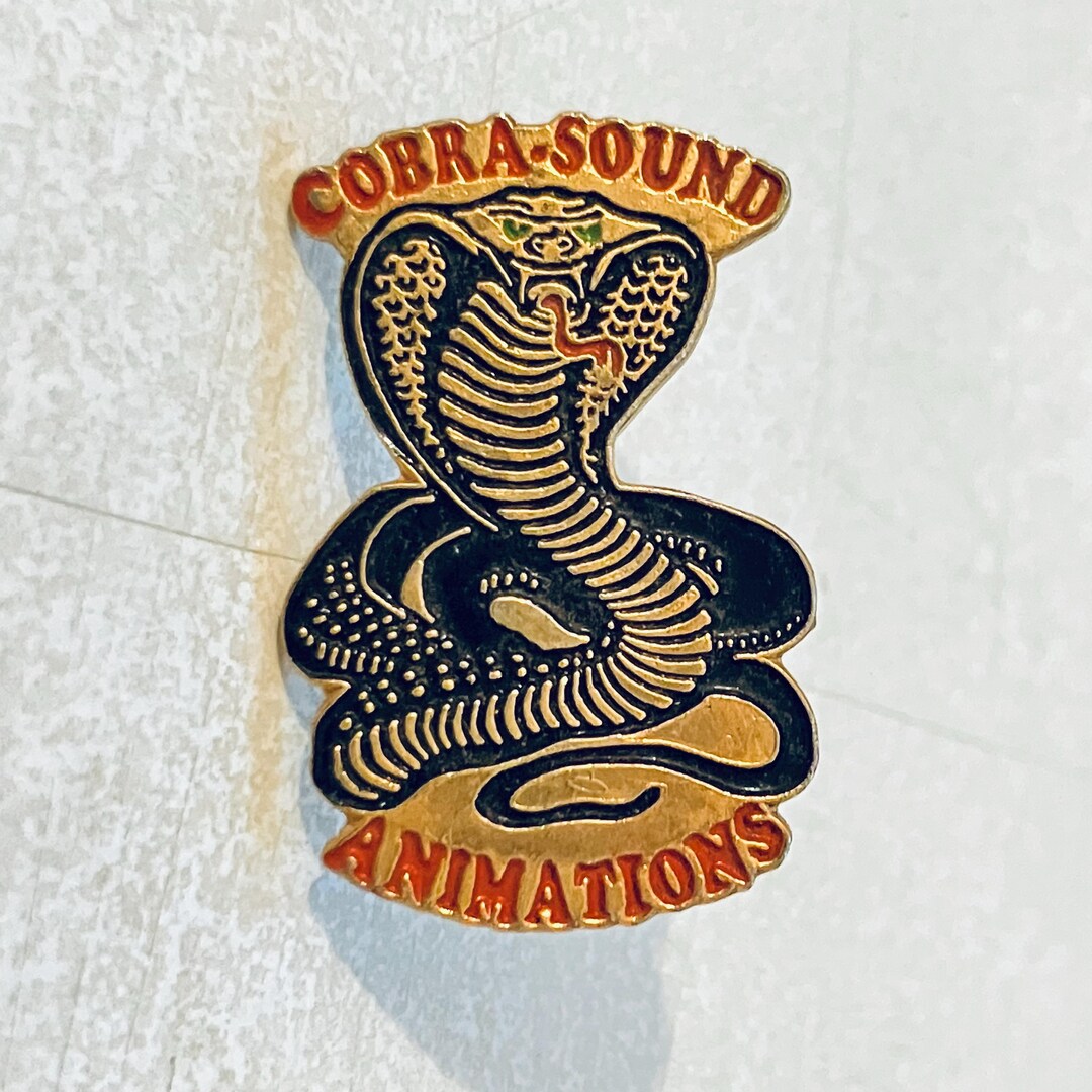 Vintage KING COBRA SNAKE Lapel Pin, Enamel Pin, Pin Back, Hat Pin ...