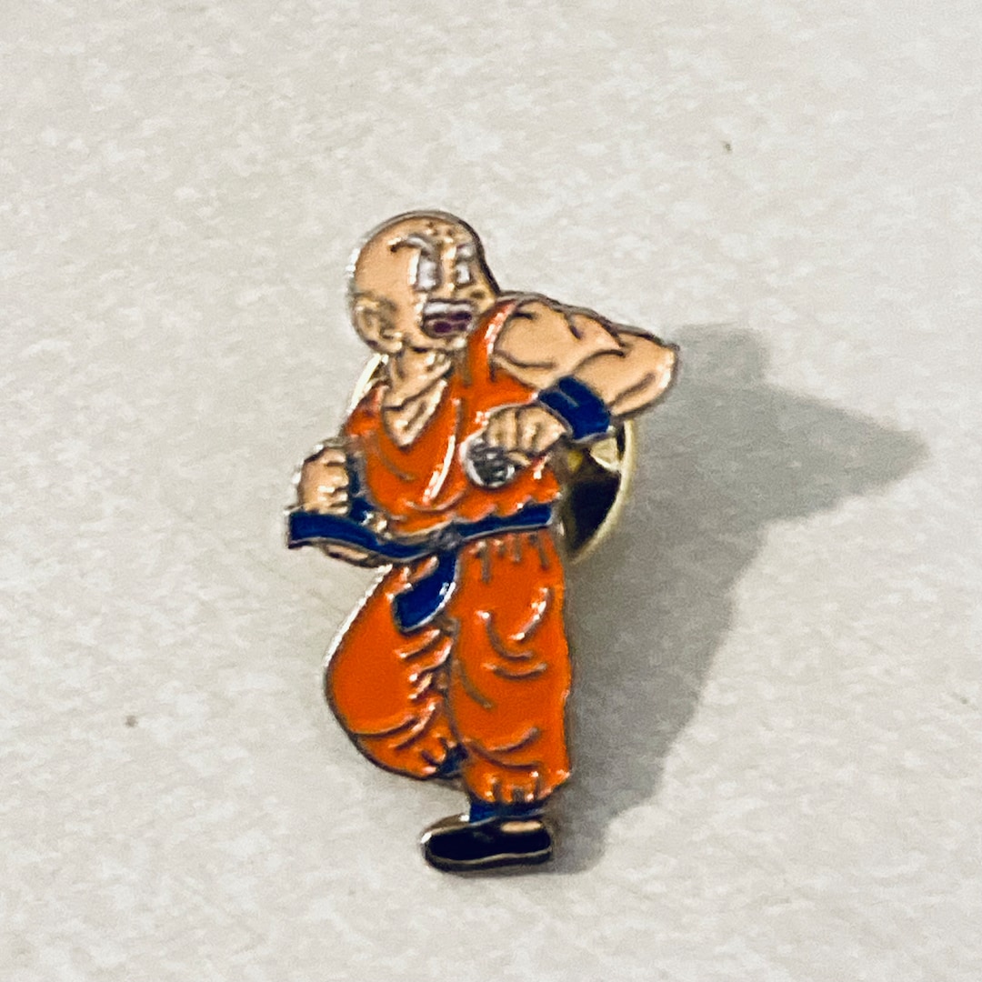 Vintage KRILLIN Dragon Ball Z Lapel Pin, Enamel Pin, Pinback, Hat Pin ...