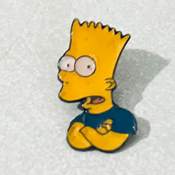 Vintage BART SIMPSON Whatever Dude Lapel Pin, Enamel … - Gem