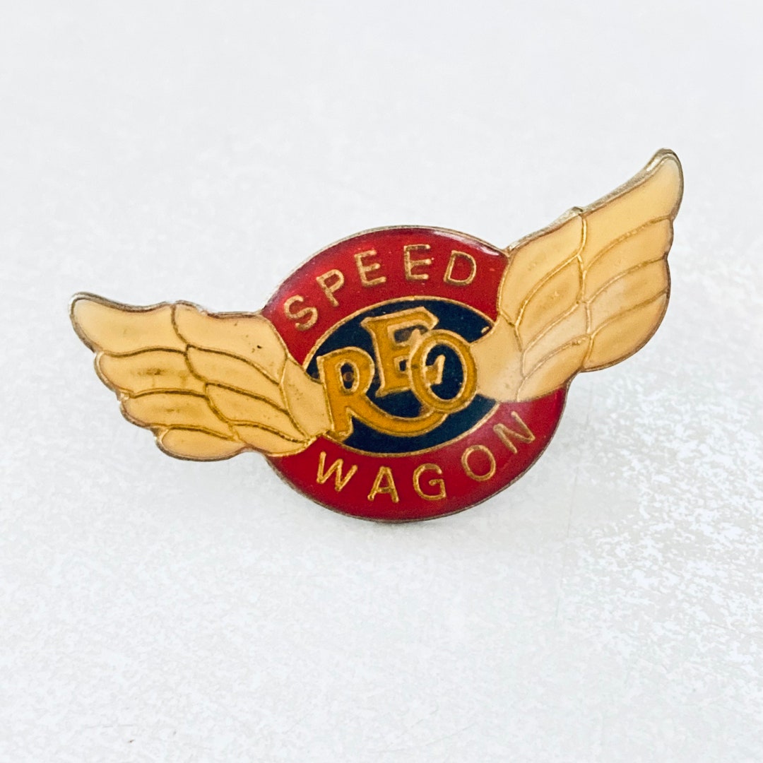 Vintage REO SPEEDWAGON Logo Lapel Pin Enamel Pin Pinback - Etsy