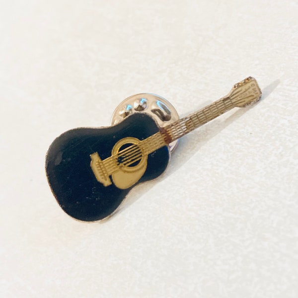 Guitar Lapel Pin - Etsy