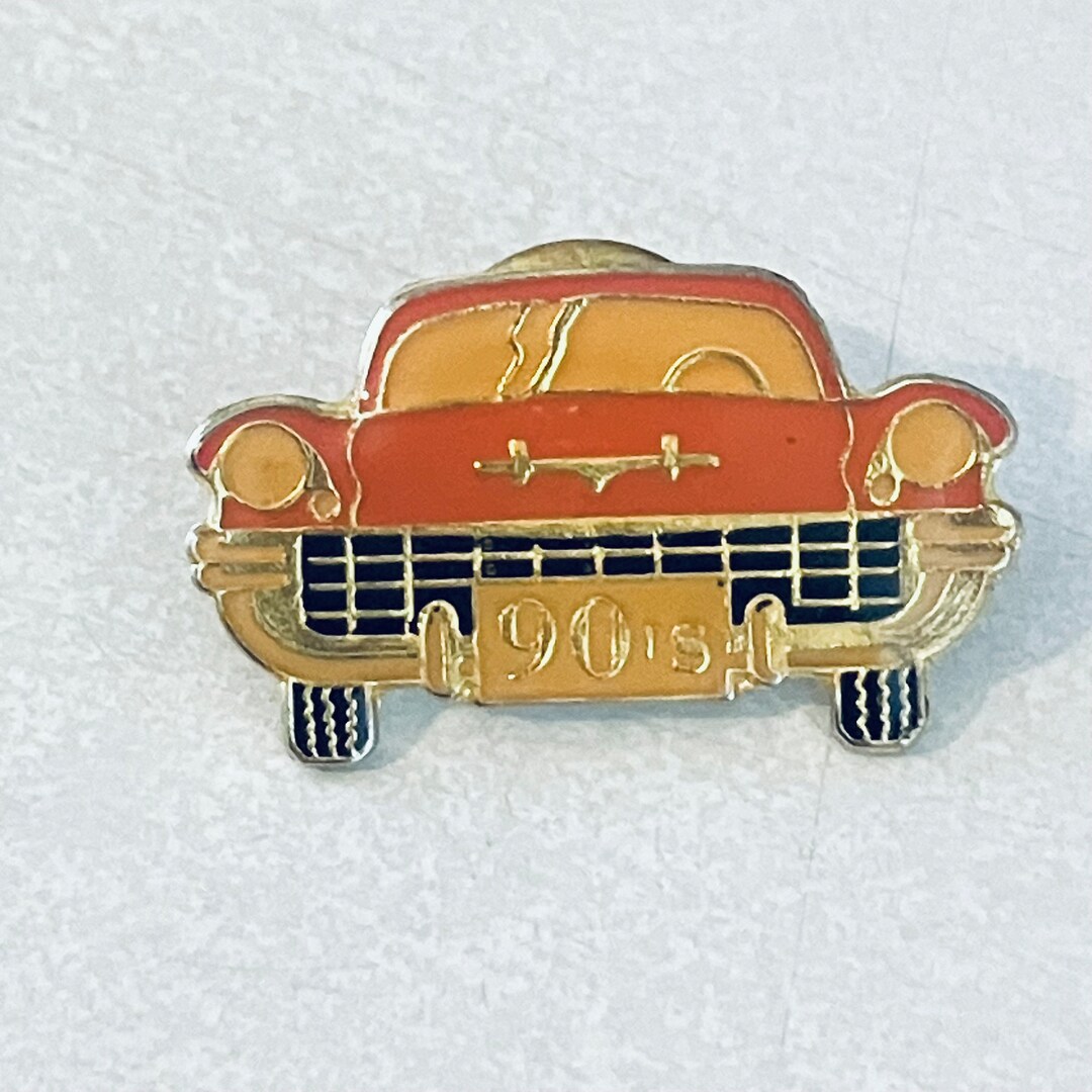 Vintage 90's PINK CADILLAC Lapel Pin, Enamel Pin, Pinback, Hat Pin ...