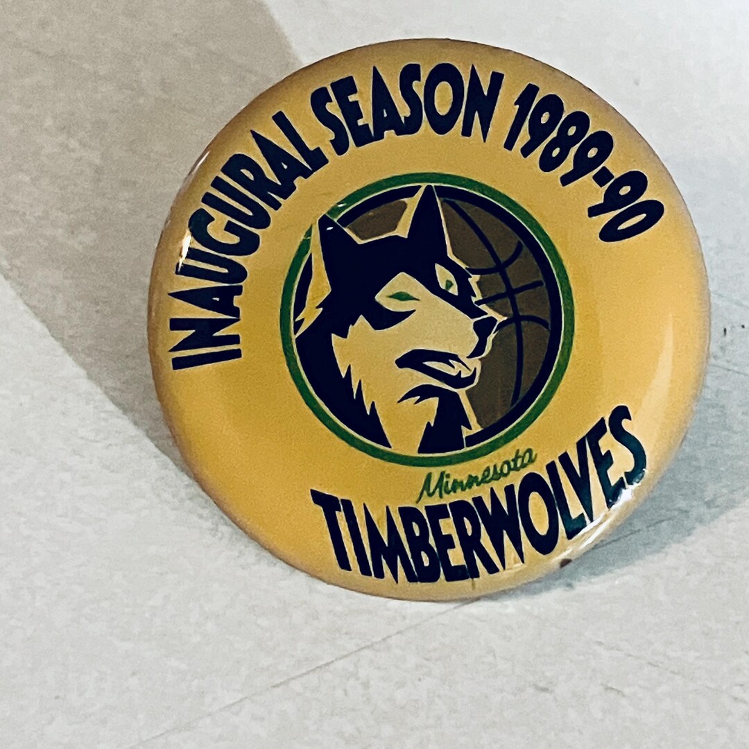 Vintage MINNESOTA TIMBERWOLVES NBA Lapel Pin, Enamel Pin, Pinback, Hat ...