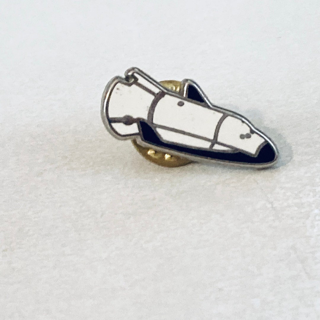Vintage Cute SPACE SHUTTLE Pin, Enamel Pin, Lapel, Hat Pin, Nasa, Air ...
