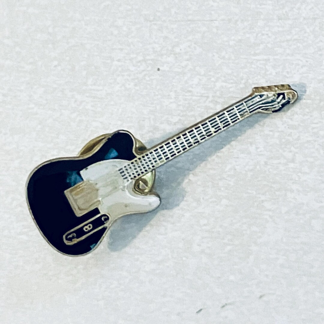 Vintage FENDER TELECASTER Electric Guitar Enamel Pin, Lapel, Hat ...