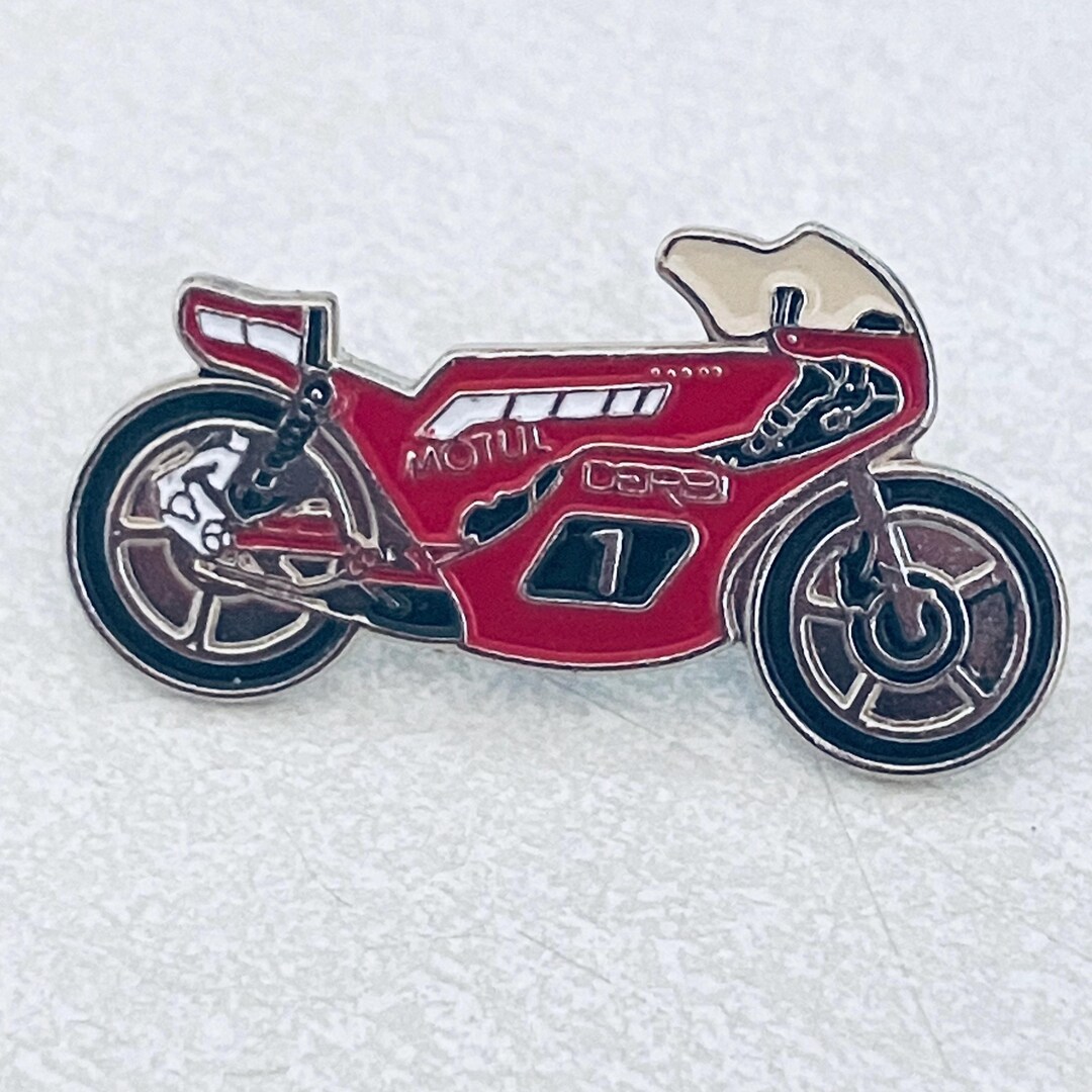 Vintage 1972 DERBI 125cc Motorcycle Lapel Pin, Enamel Pin, Pinback, Hat ...