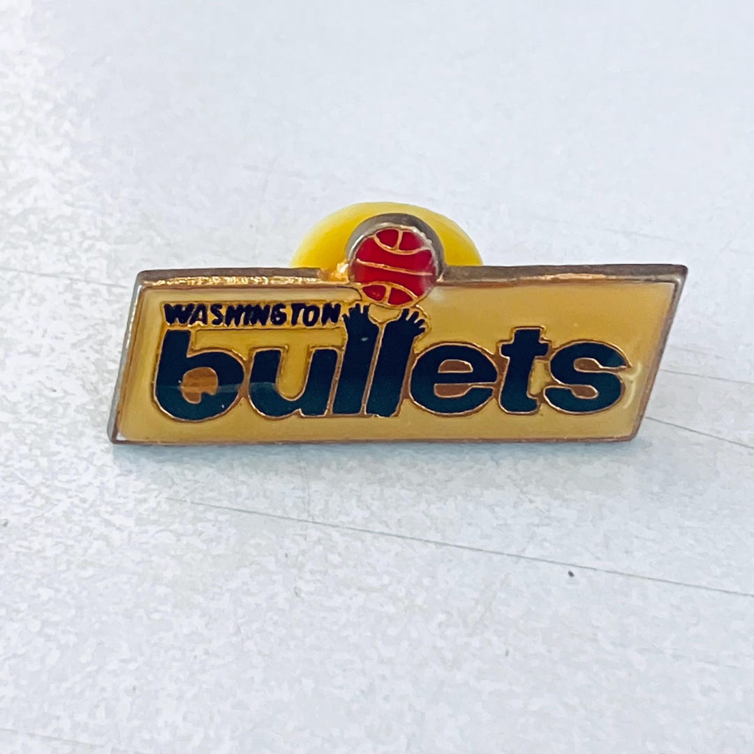 Vintage WASHINGTON BULLETS Logo Lapel Pin, Enamel Pin, Pinback, 80s ...