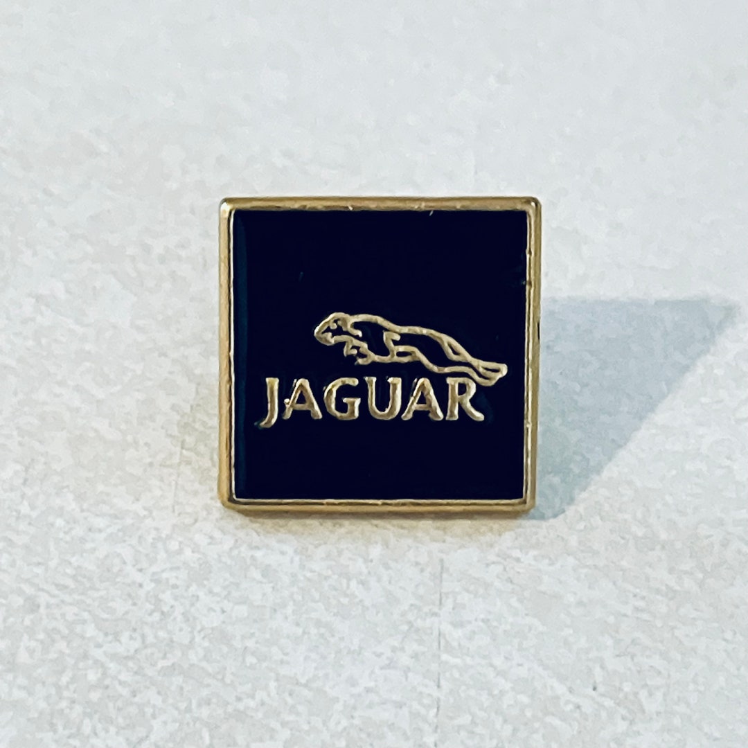 Vintage JAGUAR Automobile Logo Lapel Pin, Enamel Pin, Pinback, Hat Pin ...