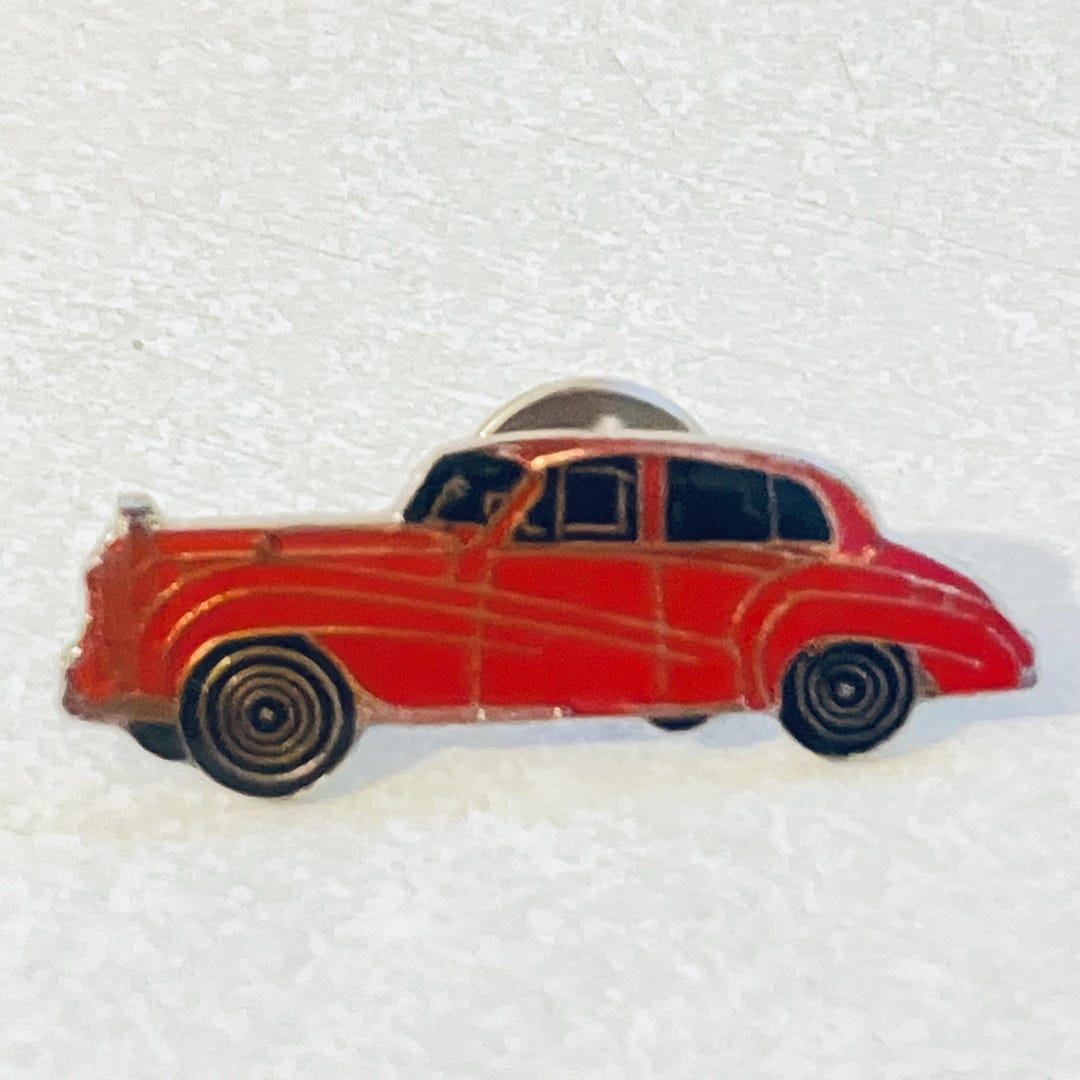 Vintage 1955 Rolls Royce Automobile Lapel Pin, Enamel Pin, Pinback ...