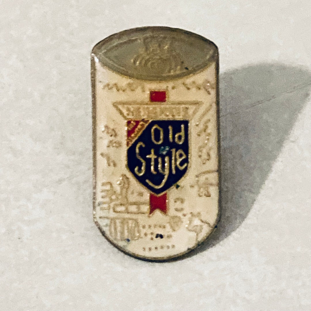 Vintage OLD STYLE Beer Can Lapel Pin Enamel Pin Pinback - Etsy