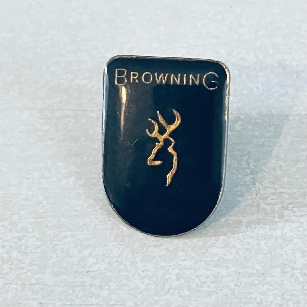 Vintage BROWNING Rifle Logo Lapel Pin, Enamel Pin, Pinback, Hat Pin ...