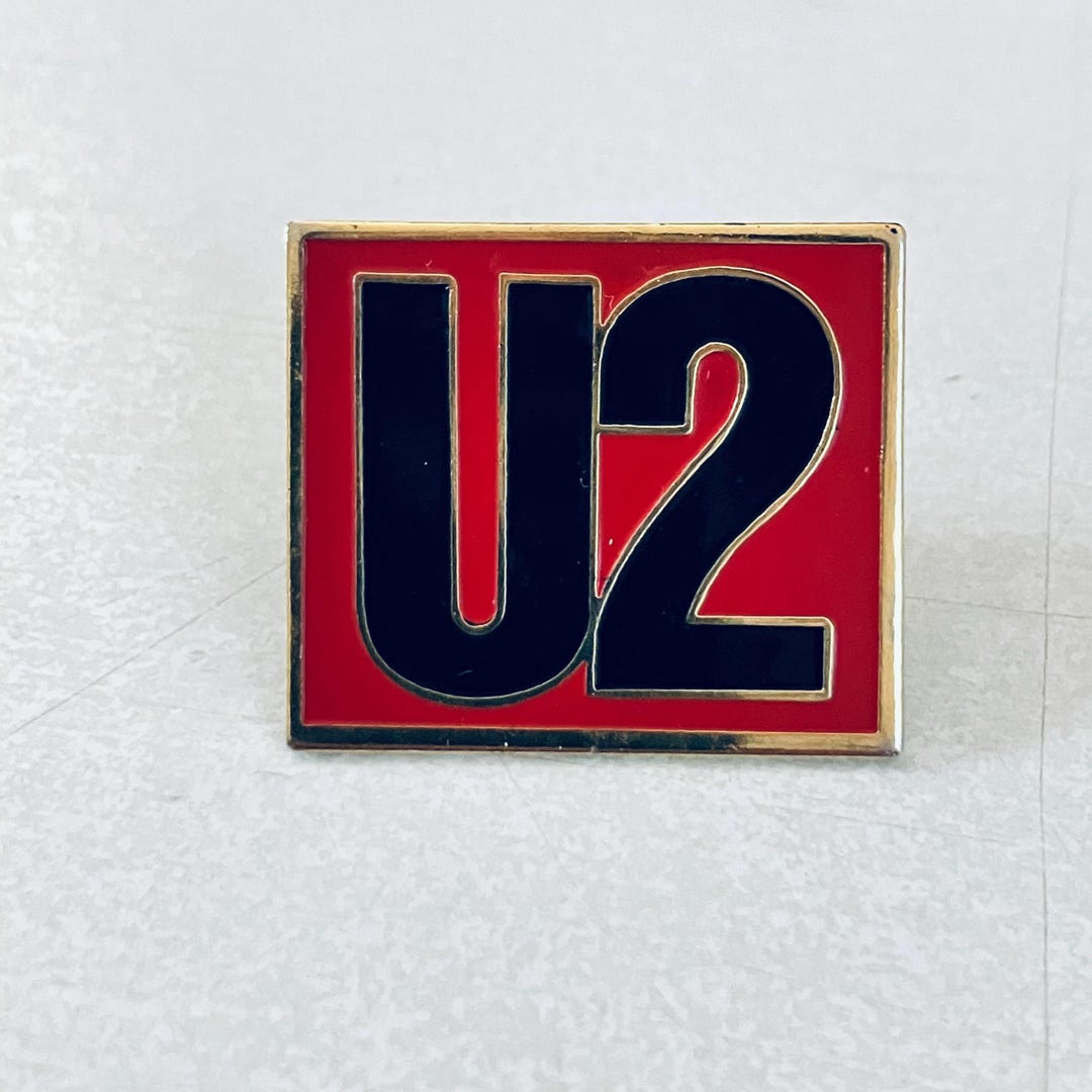 Vintage U2 Logo Lapel Pin, Enamel Pin, Hat, Pinback, Bono, Radiohead ...