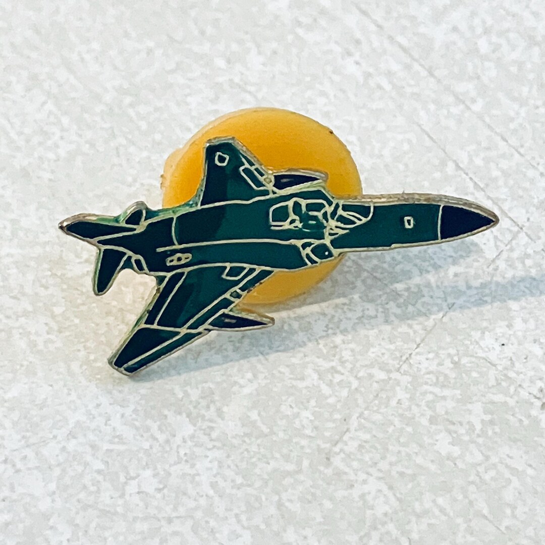 Vintage F-4G Wild Weasel Fighter Jet USAF Lapel Pin, Enamel Pin ...