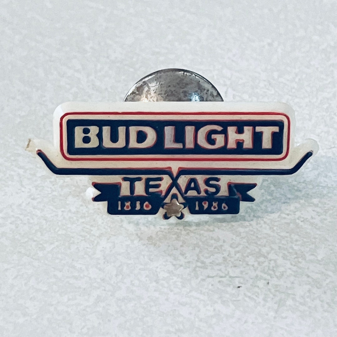 Vintage TEXAS BUD LIGHT Beer Lapel Pin, Pinback, Bartender Pin, Hat Pin ...