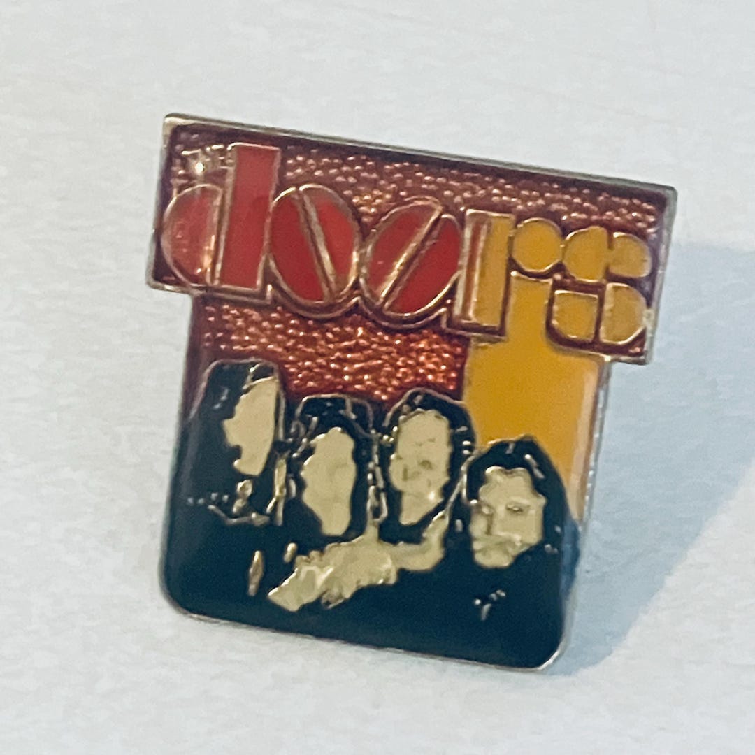 Vintage THE DOORS Logo Lapel Pin, Enamel Pin, Pin Back, Hat Pin, the ...