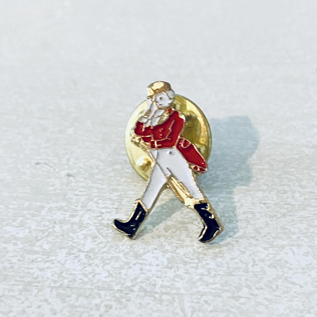 Vintage JOHNNIE WALKER Striding Man Scotch Whisky Lapel Pin, Enamel Pin ...