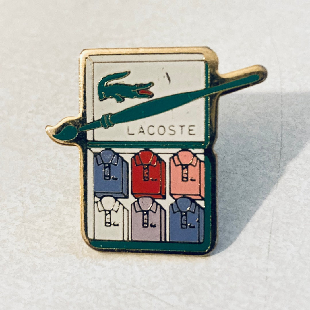 Vintage LACOSTE Logo Polo Shirts Lapel Pin Enamel Pin - Etsy