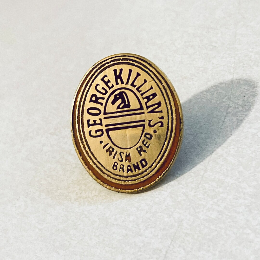 Vintage GEORGE KILLIAN'S Irish Red Beer Logo Lapel Pin, Enamel Pin, Pin ...