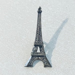 Vintage French PARIS Eiffel Tower Gold Lapel Pin, Enamel Pin, Pinback ...