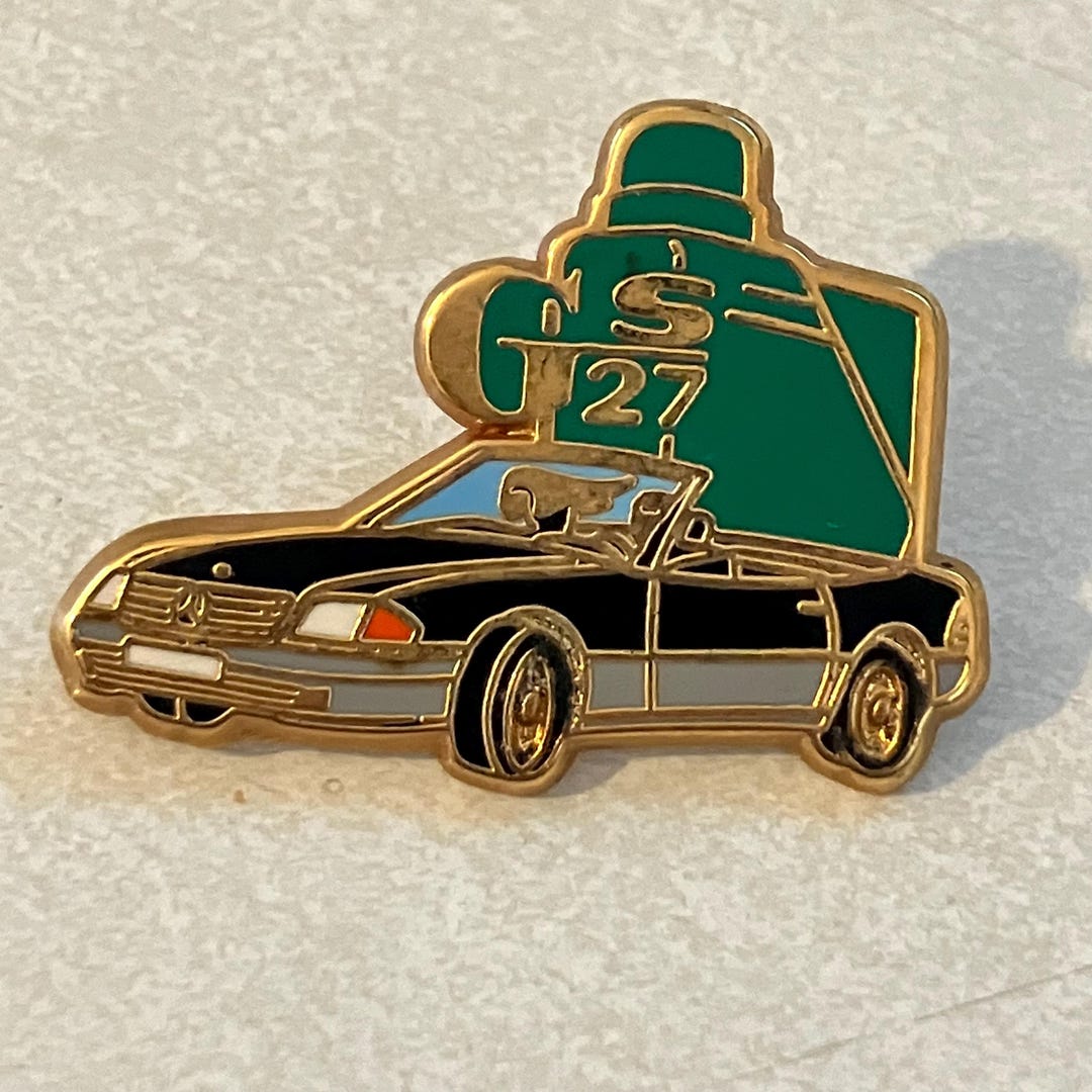 Vintage MERCEDES BENZ Convertible Automobile Lapel Pin, Enamel Pin ...