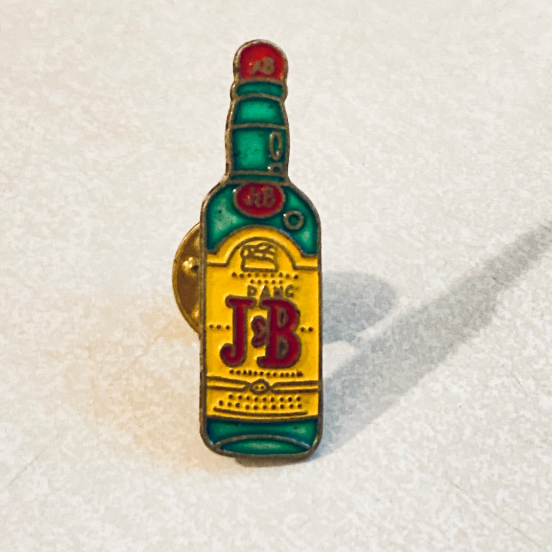 True Vintage J&B Scotch Whisky Bottle Lapel Pin Enamel Pin - Etsy