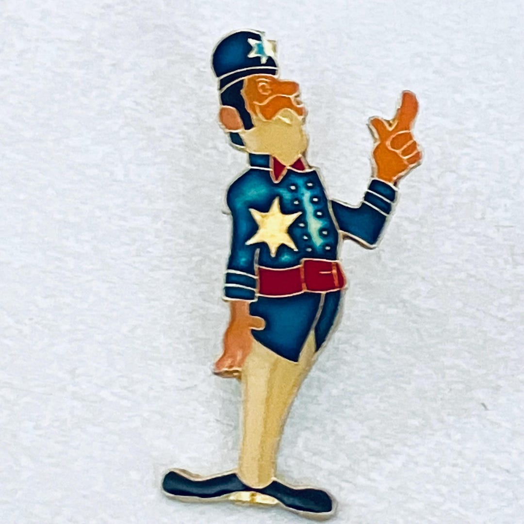 Vintage LONDON BOBBY Cop Lapel Pin, Enamel Pin, Pinback, Hat Pin, UK ...