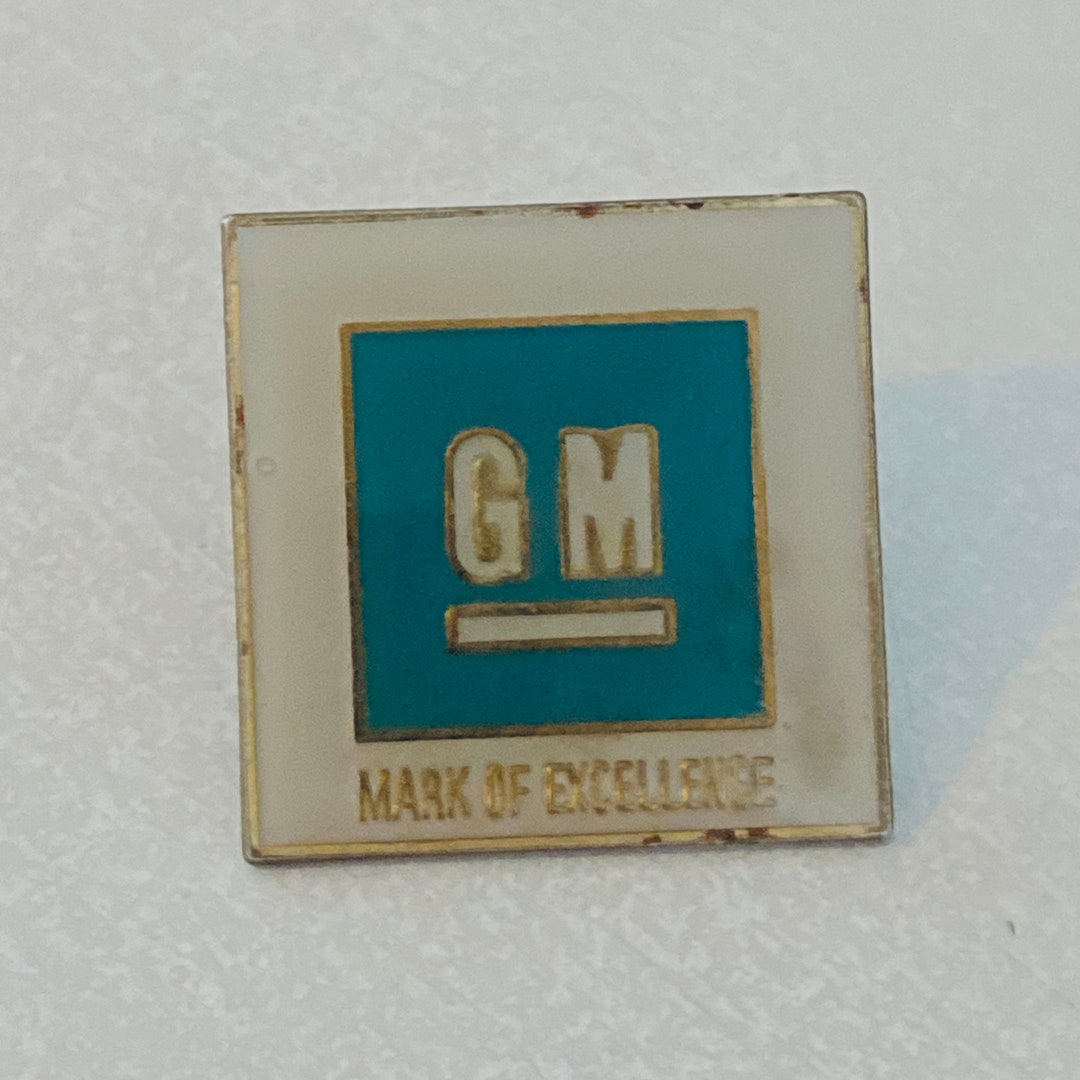Vintage GM Logo Lapel Pin, Enamel Pin, Pinback, Hat Pin, Classic Car ...