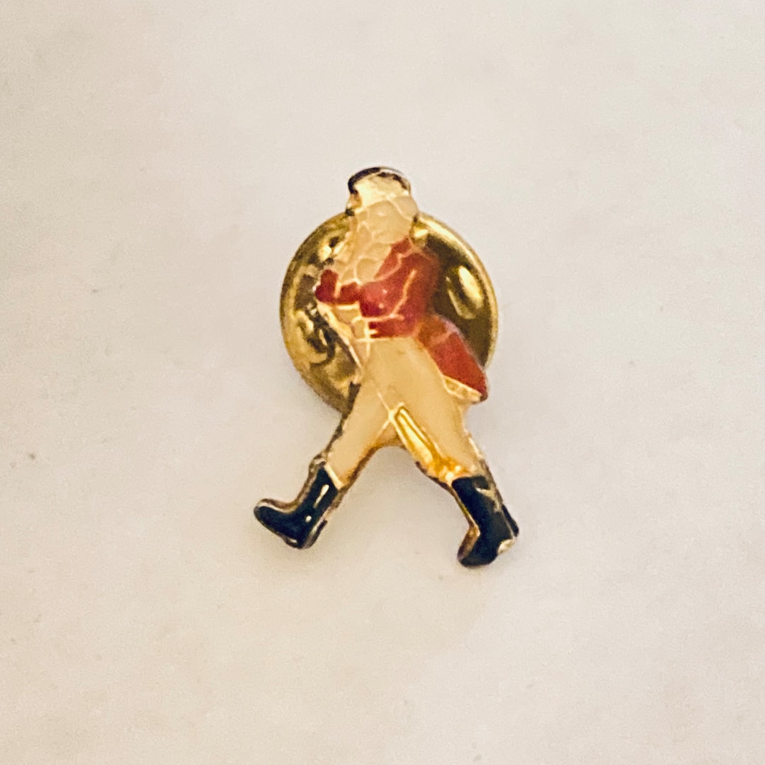 Vintage JOHNNIE WALKER Striding Man Scotch Whisky Lapel Pin - Etsy