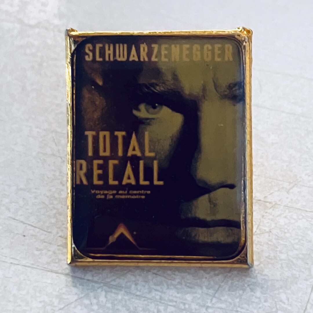 Rare TOTAL RECALL Lapel Pin, Enamel Pin, Pinback, Hat, 80s, Sci-fi ...