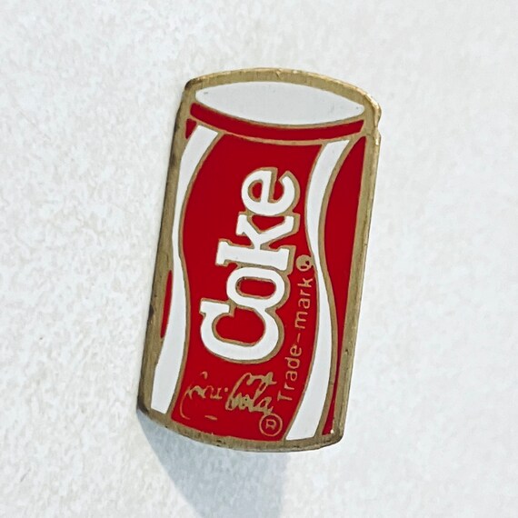 Vintage 80s coke can - Gem