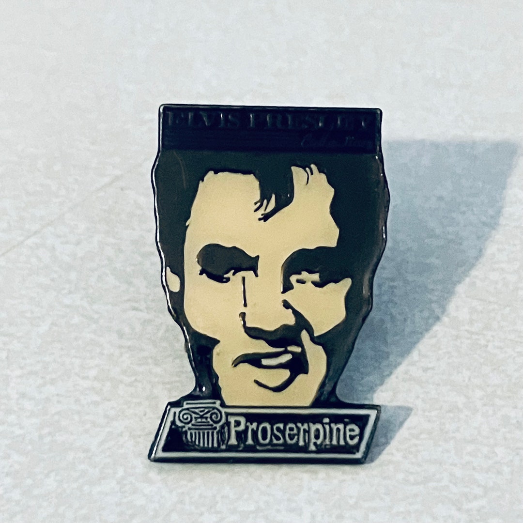 Vintage Elvis Presley Rock N Roll Pin, Enamel Pin, Lapel, Hat, Pinback ...