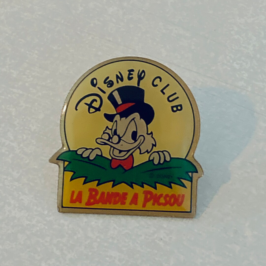 Vintage SCROOGE Mcduck French Lapel Pin Enamel Pin Pinback - Etsy