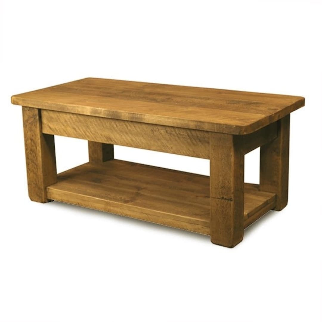 Rustic Plank Furniture New Real Solid Wood Chunky Style Rustic Plank ...