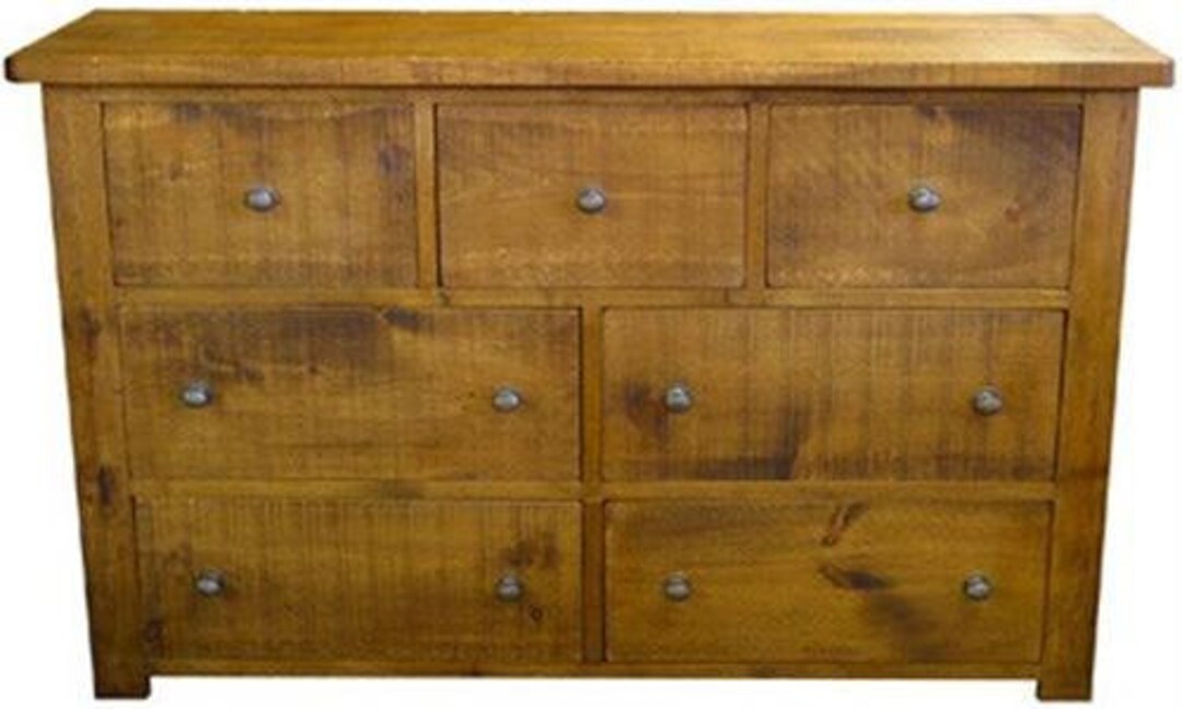 Rustic Plank Furniture New Real Solid Wood Chest of Drawers - Etsy