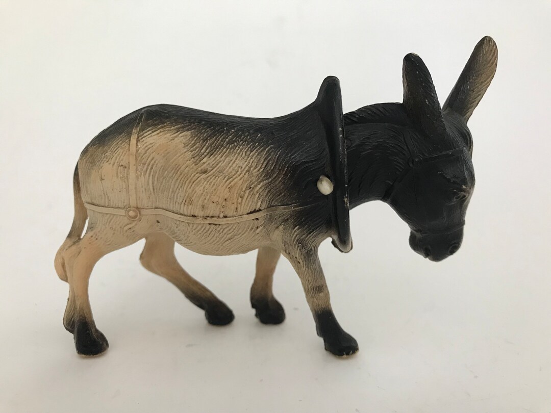 Vintage Celluloid Donkey Nodder Bobblehead - Etsy