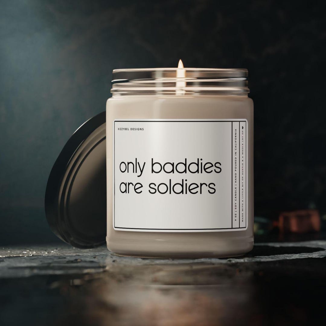 Only Baddies Are Soldiers Candle US Army Graduation Gift for Soldier ...