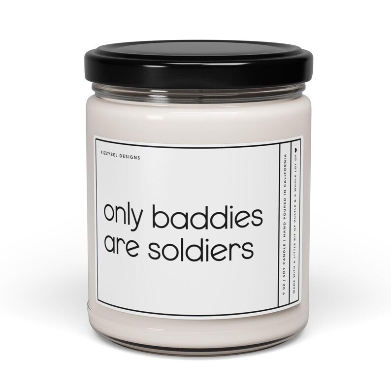 Only Baddies Are Soldiers Candle US Army Graduation Gift for Soldier ...