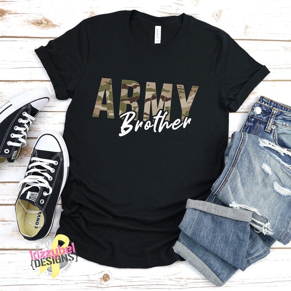 Army Brother Shirt - Etsy